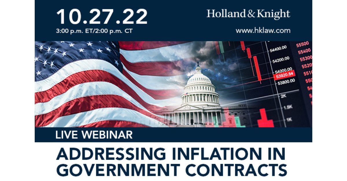 Addressing Inflation in Government Contracts | Events