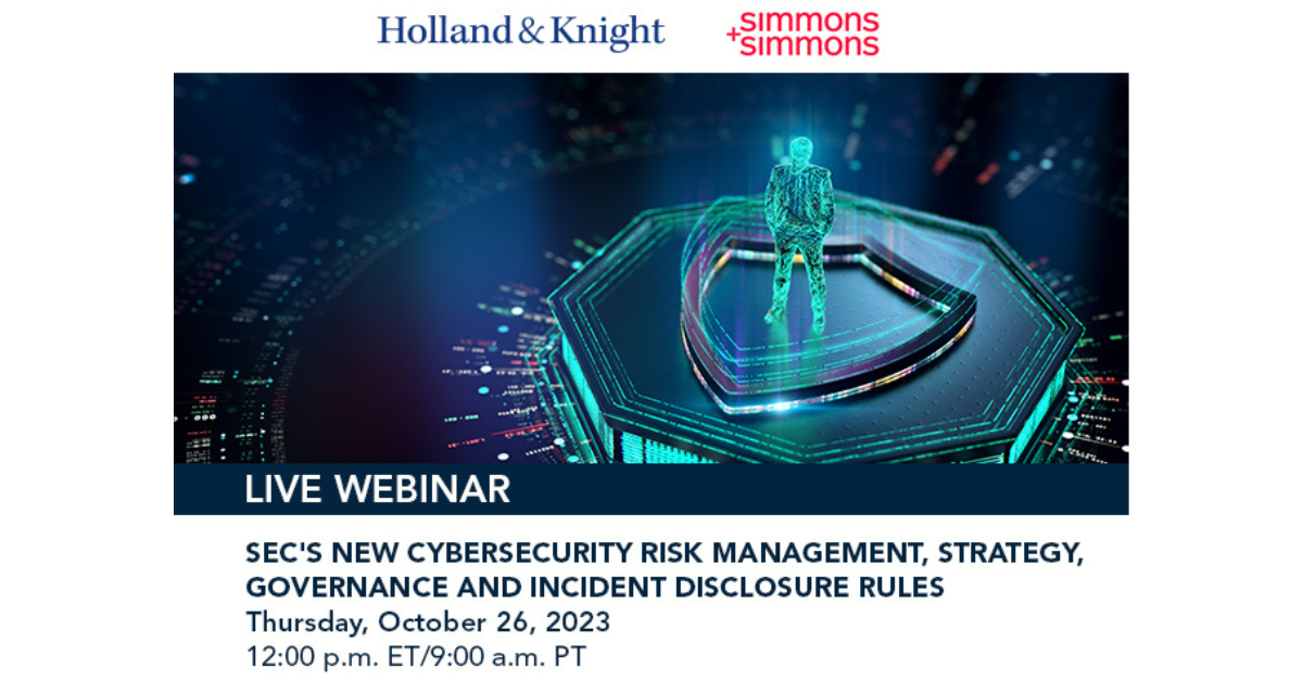 SEC's New Cybersecurity Risk Management, Strategy, Governance and Incident Disclosure Rules ...