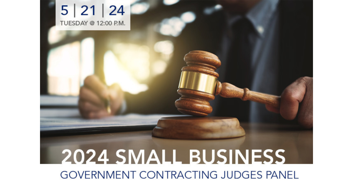 2024 Small Business Government Contracting Judges Panel | Events ...