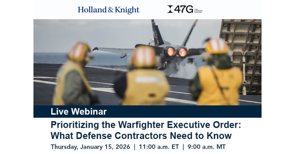 Prioritizing the Warfighter Executive Order: What Defense Contractors ...