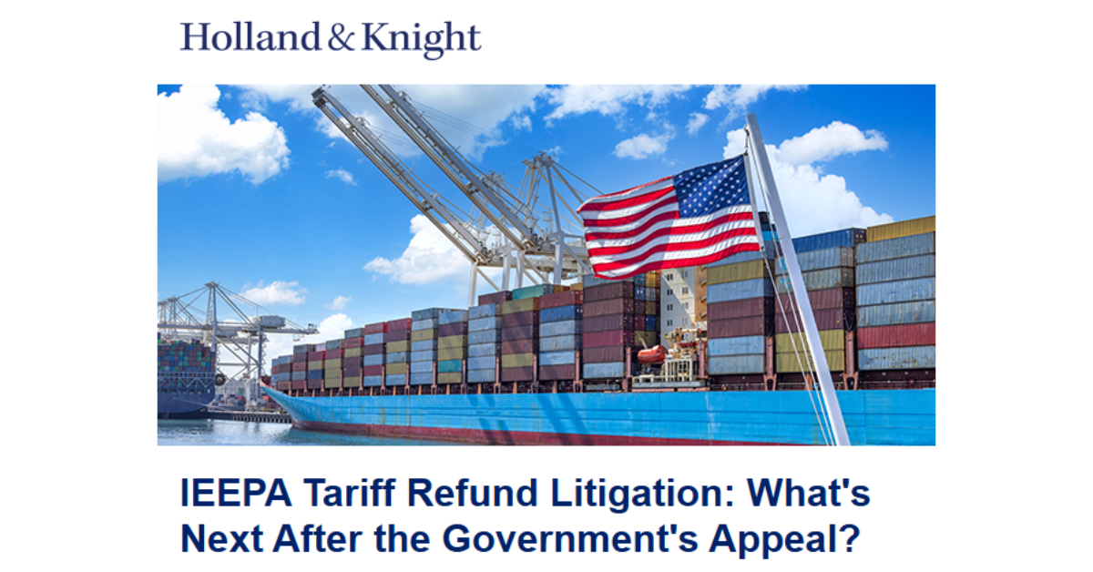 IEEPA Tariff Refund Litigation: What's Next After the Government's ...
