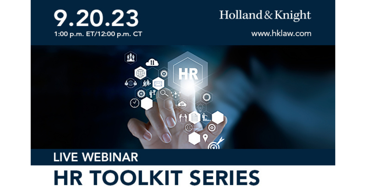HR Toolkit Series Part 3 – Key Considerations for Employers: Operating ...